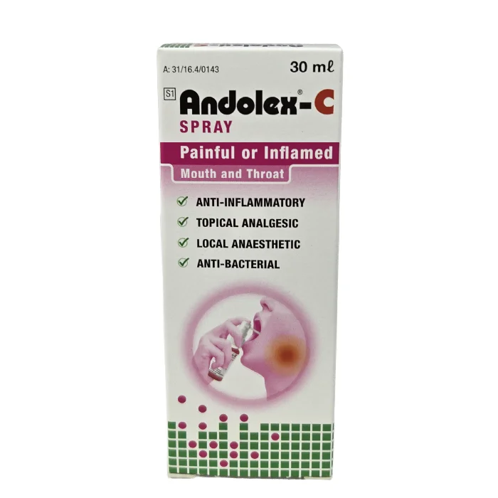 Andolex-c spray 30ml | Pharmaplus | Pharmaplus