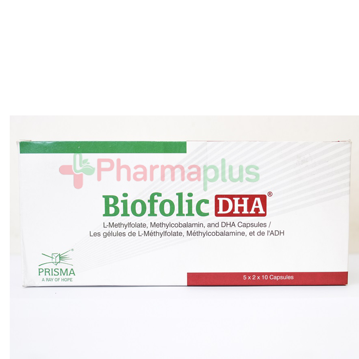 Biofolic dha caps 100`s | Pharmaplus | Pharmaplus