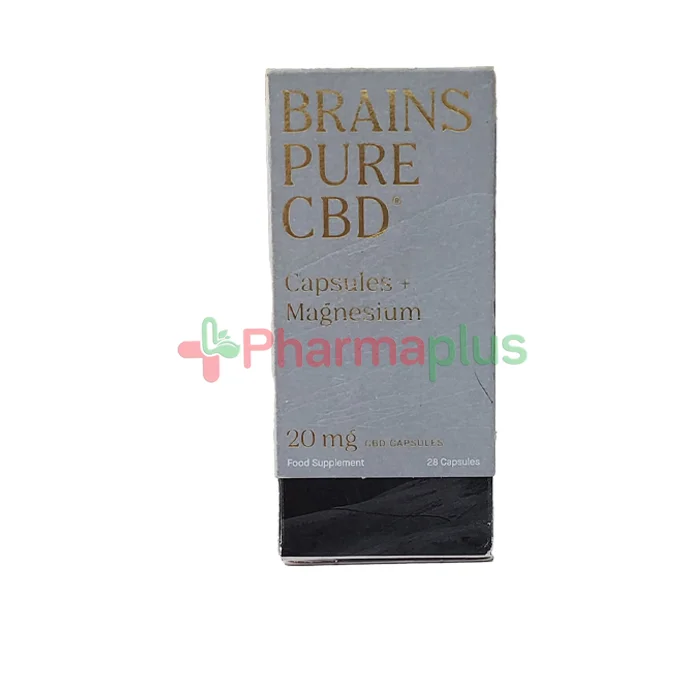 Brains pure cbd capsules + magnesium 20mg 28s | Pharmaplus | Pharmaplus