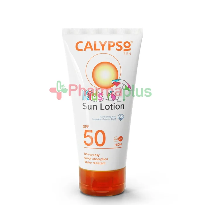 Calypso kids sun lotion SPF 50 150ml | Pharmaplus | Pharmaplus