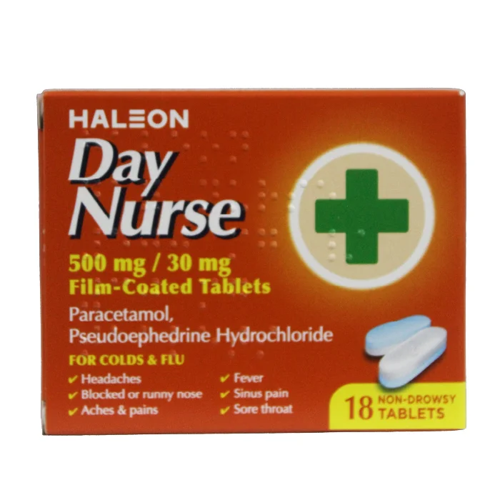 Haleon day nurse caps 18's | Pharmaplus | Pharmaplus