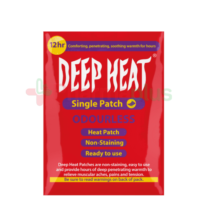 Deep heat well patch 1s | Pharmaplus | Pharmaplus