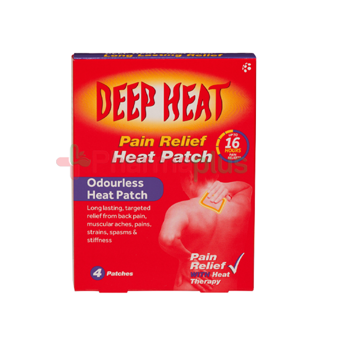 Deep heat well patch 4`s | Pharmaplus | Pharmaplus