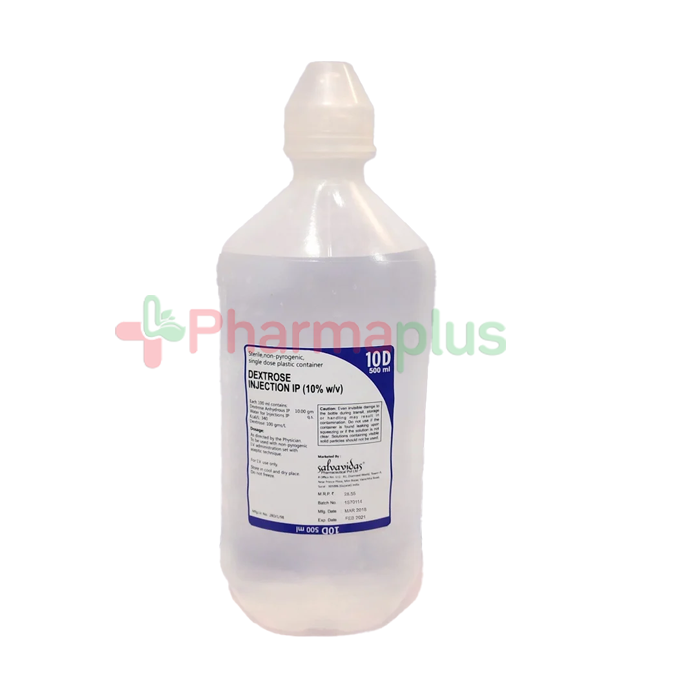 Dextrose 10% 500ml | Pharmaplus | Pharmaplus