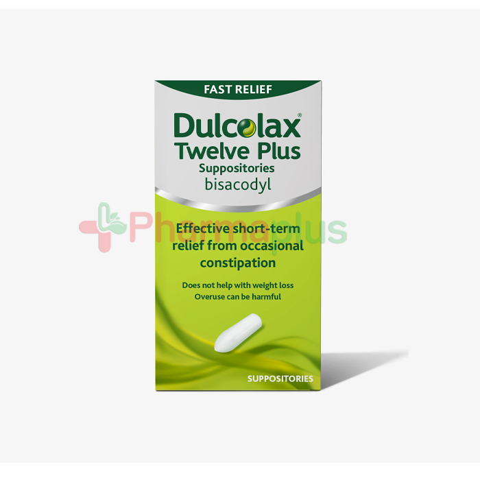 Dulcolax 12+ 10mg suppositories 12s | Pharmaplus | Pharmaplus