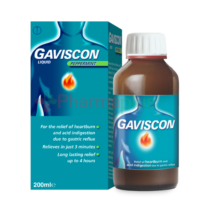 Gaviscon suspension 200ml | Pharmaplus | Pharmaplus
