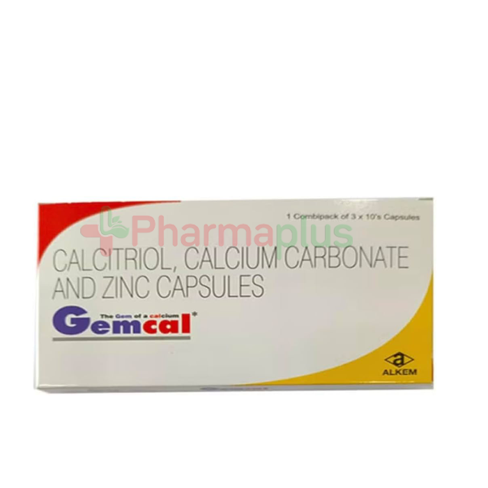 Gemcal softgel caps 30s | Pharmaplus | Pharmaplus