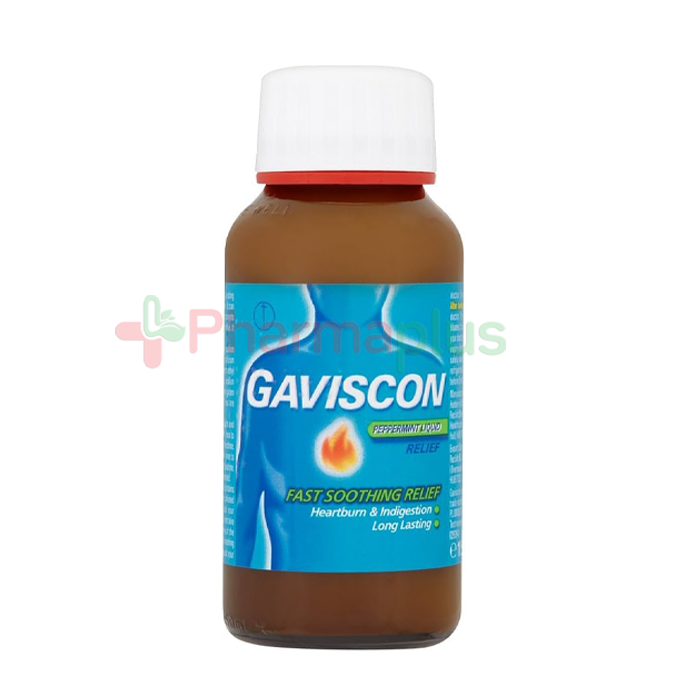Gaviscon liquid peppermint 150ml | Pharmaplus | Pharmaplus