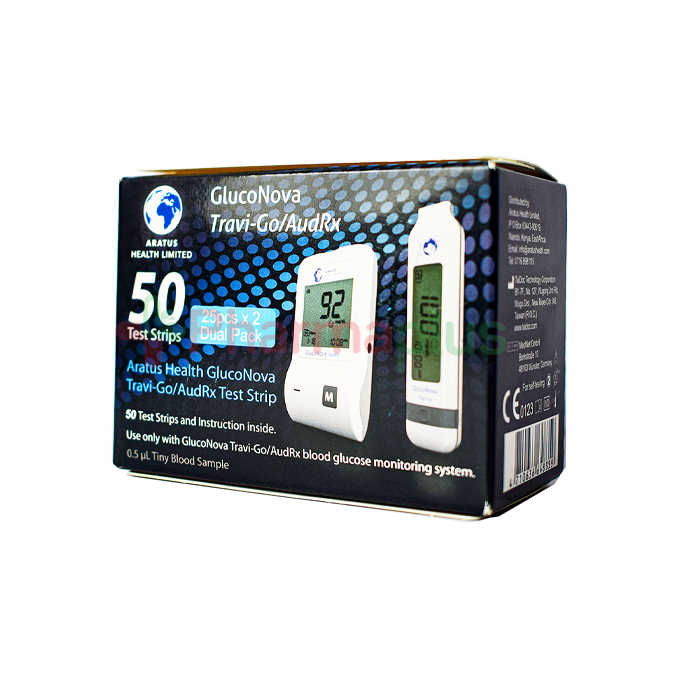 Gluconova blood glucose test strips 50`s | Pharmaplus | Pharmaplus