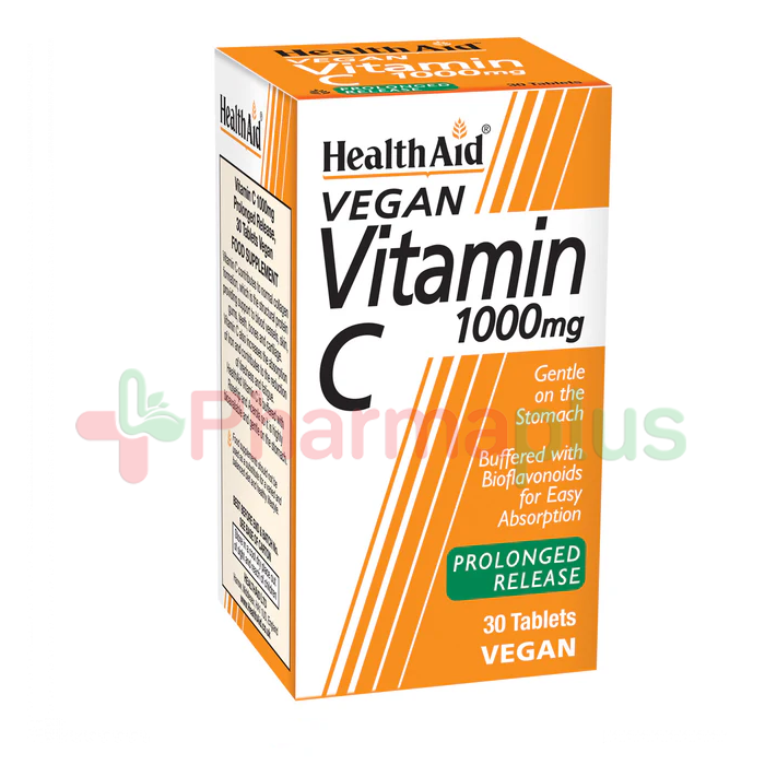 Healthaid vitamin c 1000mg pr 30`s | Pharmaplus | Pharmaplus