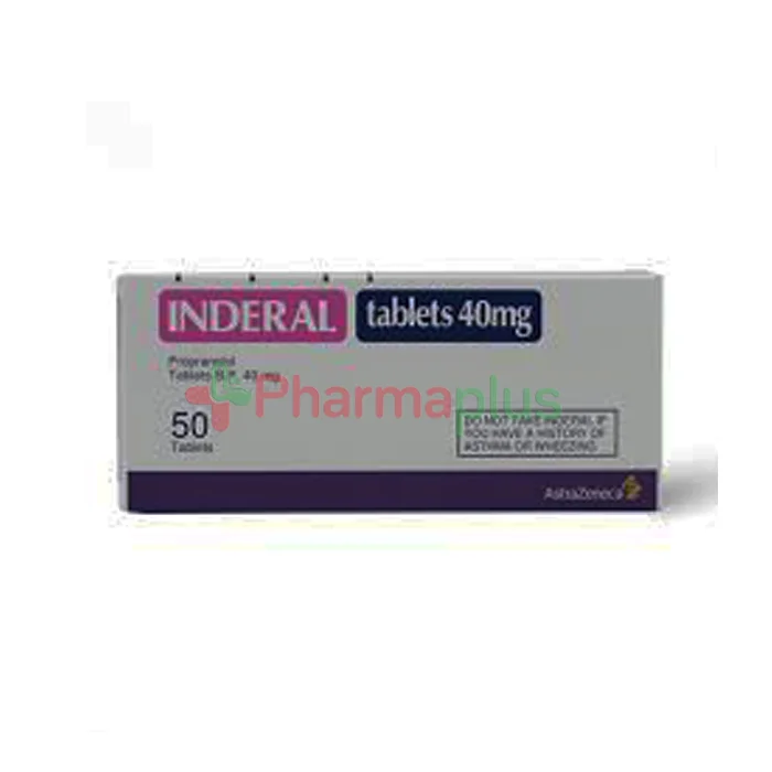 Inderal tablets 40mg 50`s | Pharmaplus | Pharmaplus