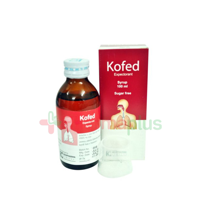 Kofed dry cough syrup 100 ML | Pharmaplus | Pharmaplus