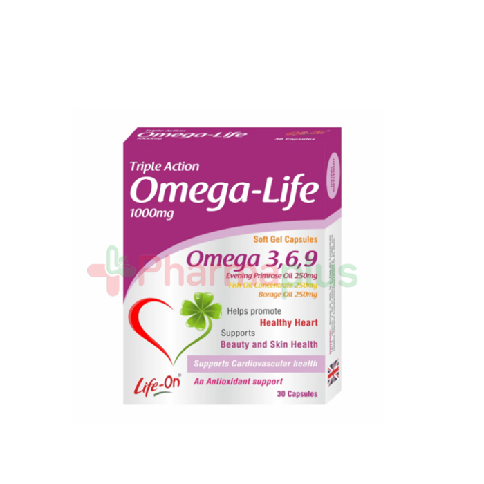 Life on omega-life caps 30`s | Pharmaplus | Pharmaplus