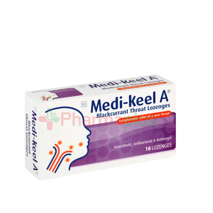 Medikeel blackcurrant 16`s | Pharmaplus | Pharmaplus