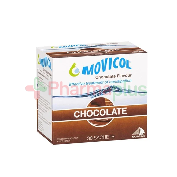 Movicol 13.9g Adult(choc) satch 10s | Pharmaplus | Pharmaplus