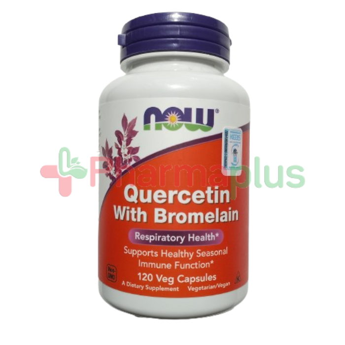 Now quercertin + bromelan 120`s | Pharmaplus | Pharmaplus