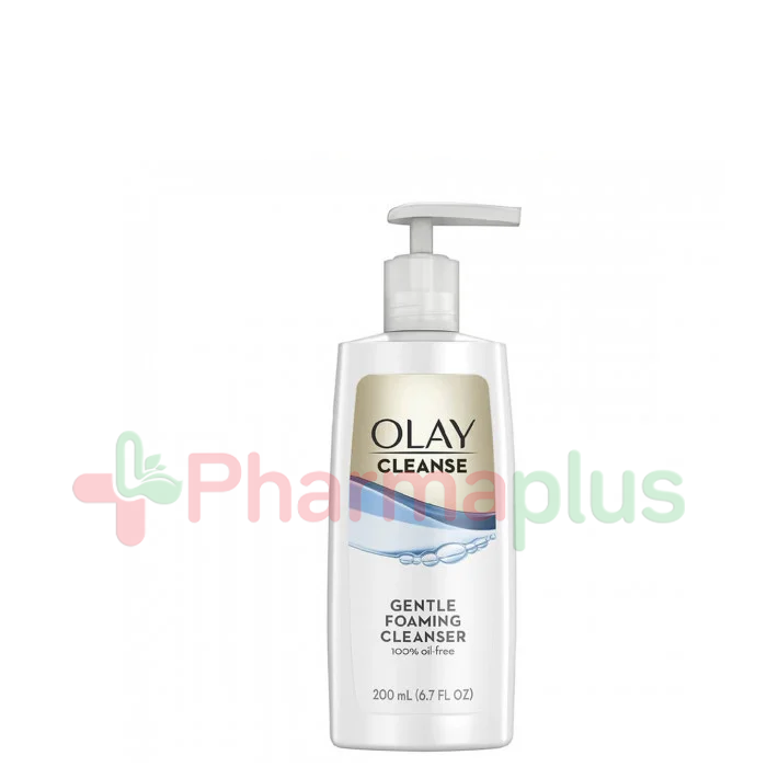 Olay gentle clean foaming cleanser pump 200ml | Pharmaplus | Pharmaplus
