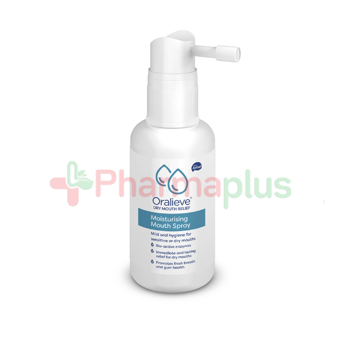 Oralieve dry mouth moisturising spray 50ml | Pharmaplus | Pharmaplus