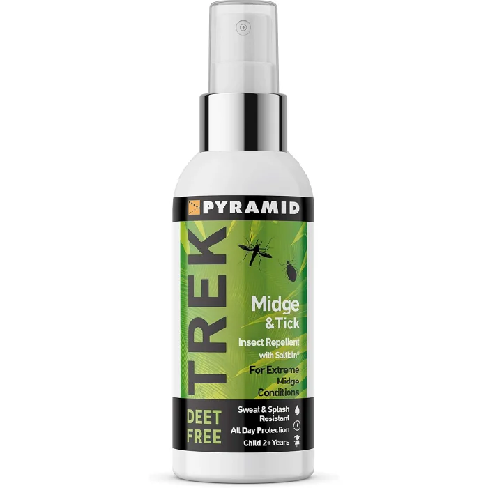 Trek midge and tick spray deet free 60ml | Pharmaplus | Pharmaplus